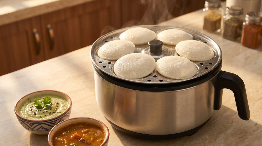 Idli Maker Electric: Steam Idlis Without Pressure Cooker | InstaCuppa