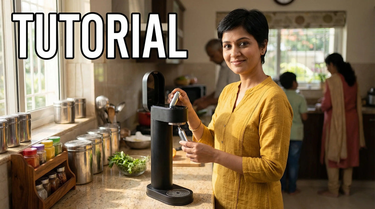 Soda Maker Capsule: Insert & Remove (Video Guide) – InstaCuppa Store