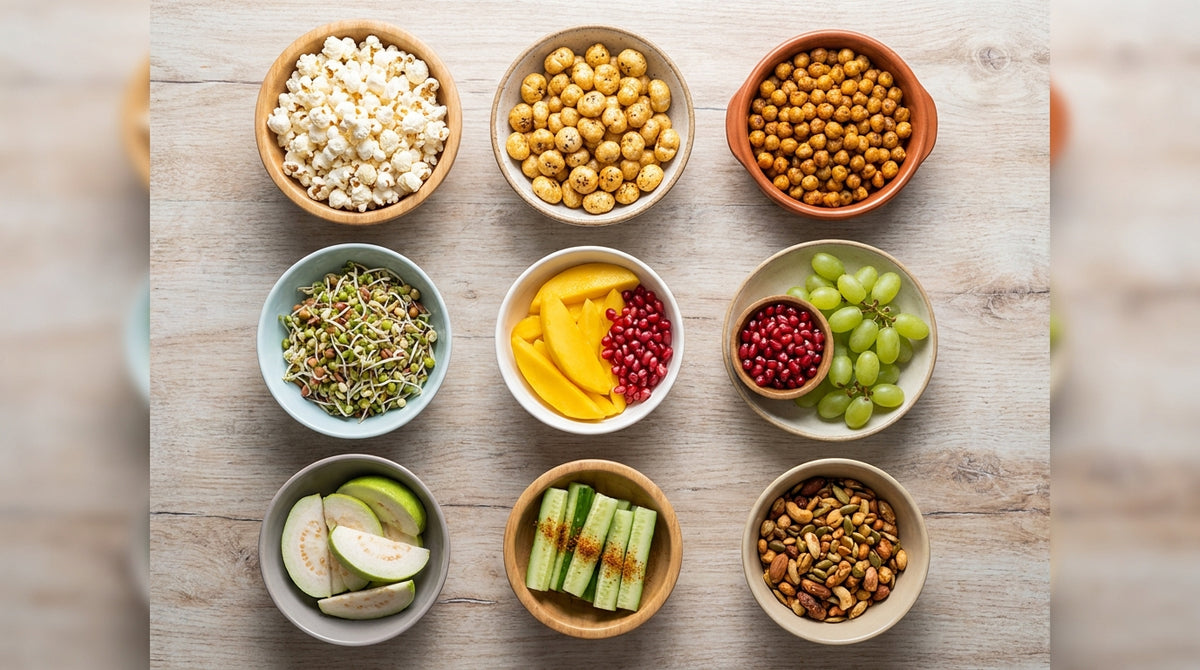 Healthy Snacks India — 10 Low-Calorie Options Under 100 Cal ...